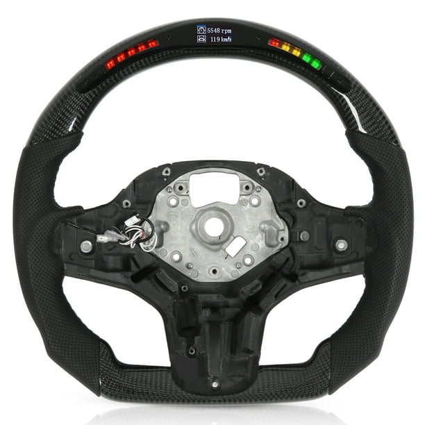 Volante LED, volante de fibra de carbono con luz LED para cambio de ...