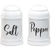Autumn Alley Rustic Farmhouse Salt & Pepper Shakers Set with Caddy ...