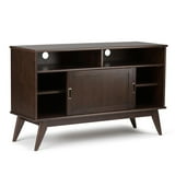Simpli Home Draper Mid Century Tall TV Media Stand - Walmart.com