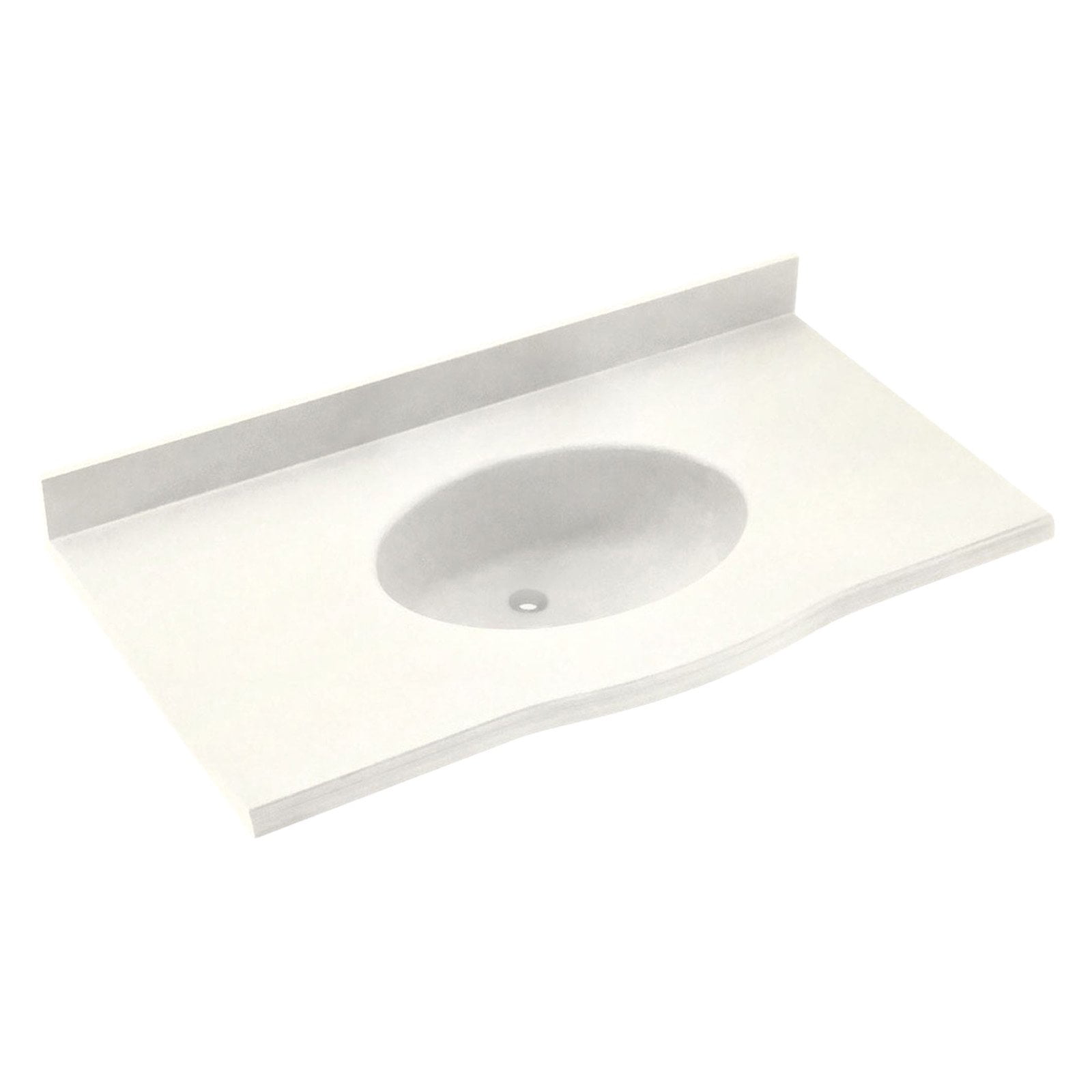 Swanstone 55W x 22.5D in. Europa Solid Surface Vanity Top - Walmart.com