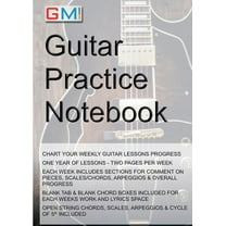 Guitar Practice Notebook: Instrumental diary for guitarists, (Paperback ...