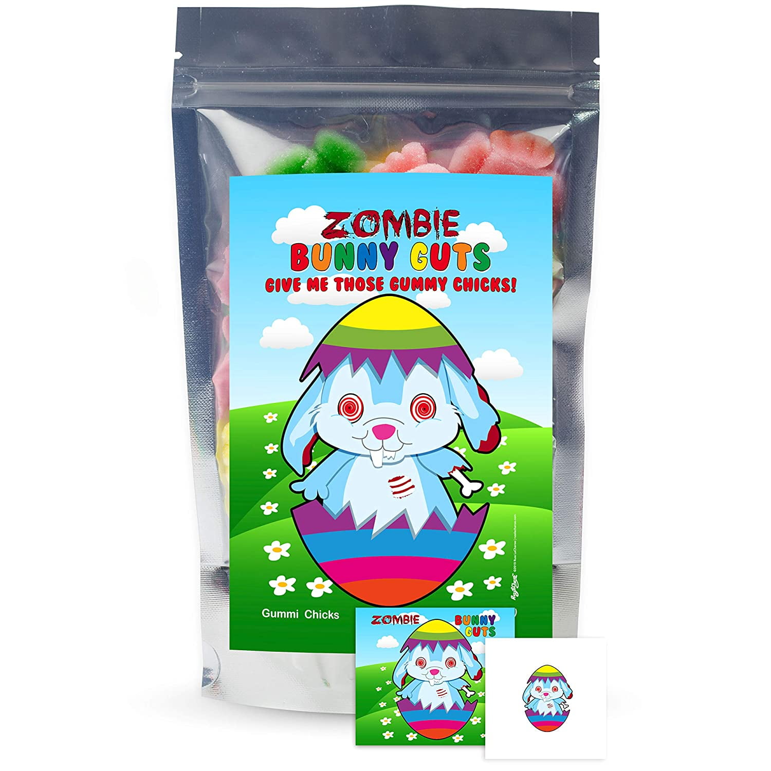 Zombie Bunny Guts Gummy Chicks Easter Basket Stuffer Candy - Walmart.com