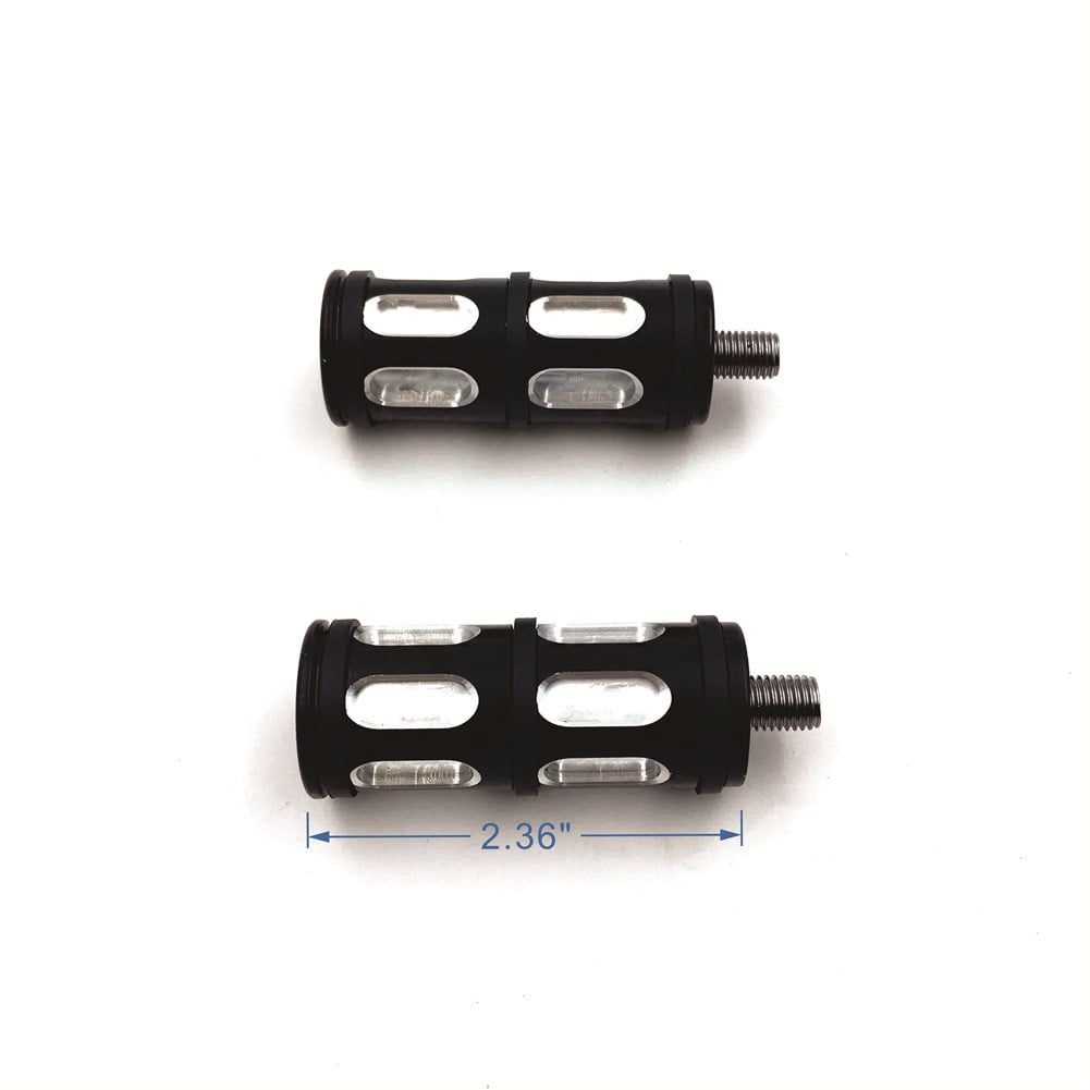 HTT- Style 101- 2 PCs Black Billet Shifter Peg For Harley Davidson all ...