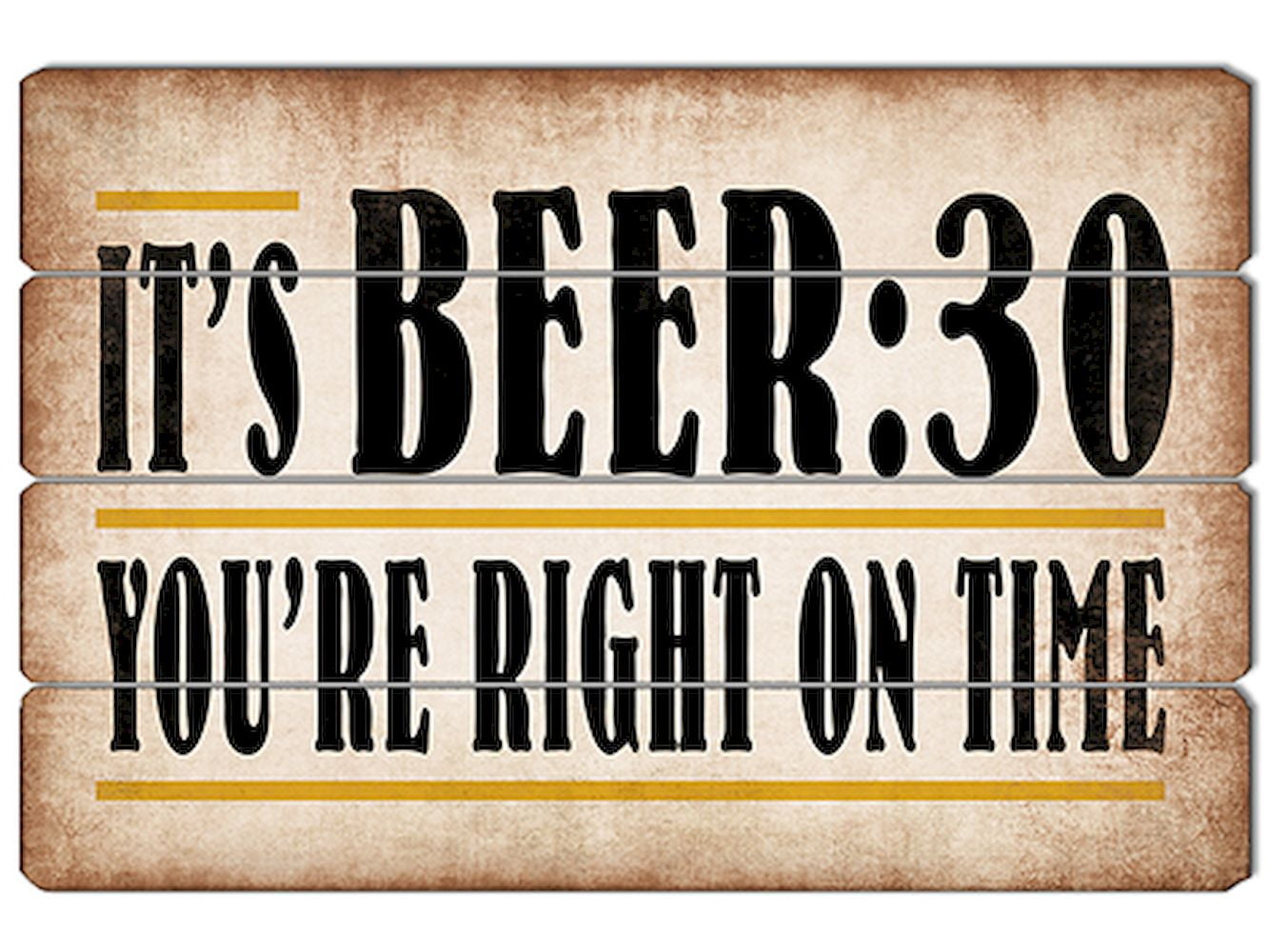 "Beer 30 " Wooden Sign - Walmart.com