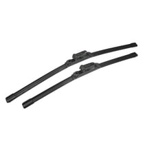 Unique Bargains 1 Pair 27"-25" Coating Silicon Front Windshield Wiper ...