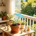 3Pcs Plant Umbrellas for Outdoor, 13.4" Potted Plant Sun Shades ...