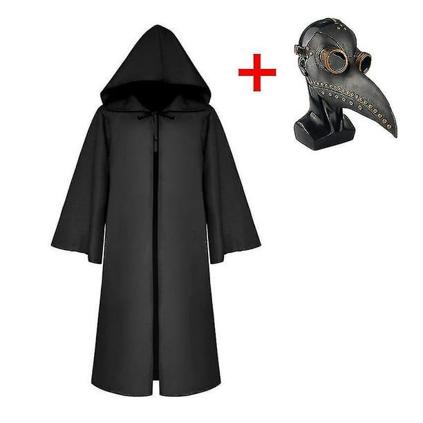 Plague Doctor Reaper Kids Cosplay Carnival Halloween Costume For Kids ...