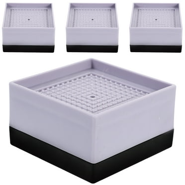 Free Shipping! Iprimio 3" Bed and Furniture Risers - 6-Pack Black Round ...