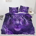 3D Tiger Duvet Cover Oversized King Size, Fantasy Tiger Comforter Cover ...