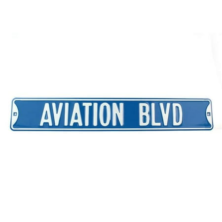 Aviation Signs ART022 Aviation Blvd Steel Street Sign - Walmart.com