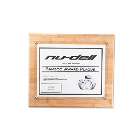 nu-dell Bamboo Award Certificate Plaque, Natural Woodgrain | Walmart Canada