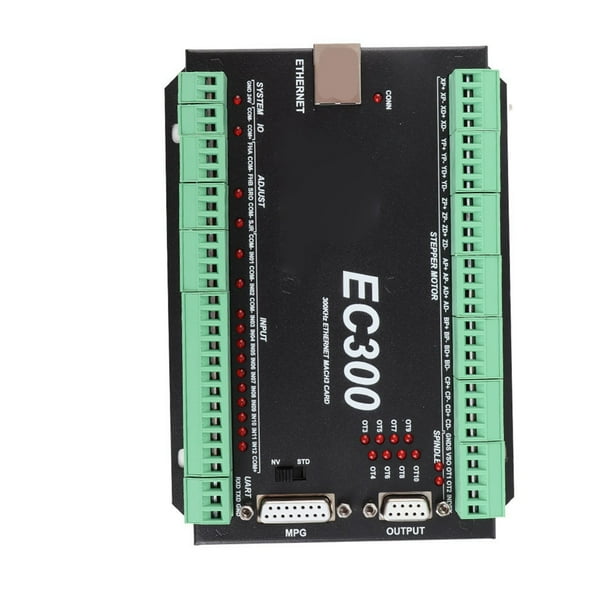 Tarjeta de control de movimiento CNC Mach3 de 3 a 6 ejes, 300 kHz, Ethernet, 24 V CC, EC300 (3 ...