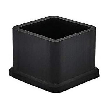 Flyshop Square Synthetic Rubber Leg Tips Furniture Chair Leg Caps Floor ...