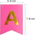 Roseo Pink Happy Birthday Banner Signs Golden Sparkle Funny Birthday ...