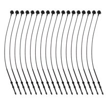 Wideskall 5" inch Snap Lock Pin Security Loop Plastic Price Tag ...