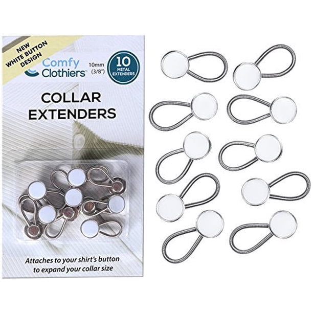 10-Pack White Collar Extenders - Elastic Extenders For Dress - Walmart.com