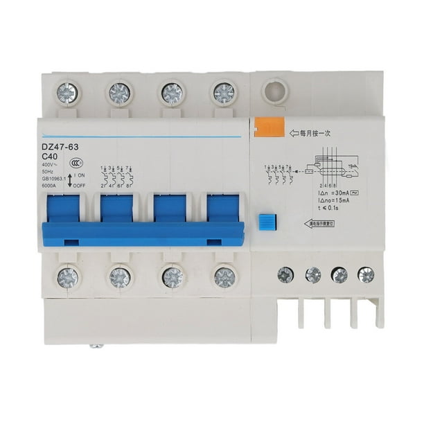 Miniature Circuit Breaker,4P Circuit Breaker 40A Current Protection ...