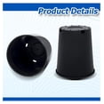 10-Pack 3.6 Gallon Premium Black Pot Plant Container Garden Planter ...