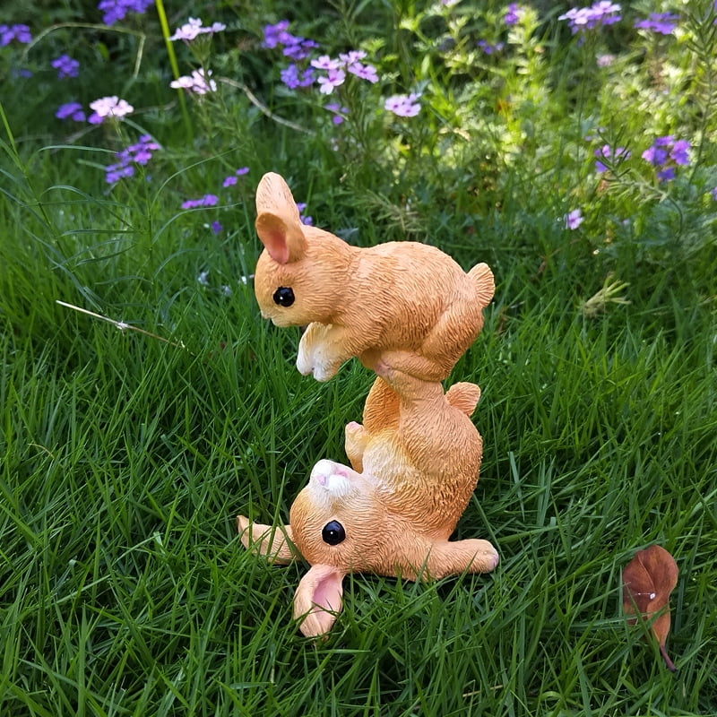 Easter outdoor garden rabbit decoration statue，Sculpture Rabbit Outdoor ...