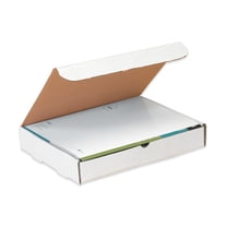 Box Partners Deluxe Literature Mailers 9" x 6 1/4" x 3" White 50/Bundle ...