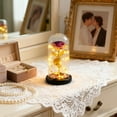 CREATITOY Valentine's Day Gold Foil Rose Lamp Shade - Decorative ...