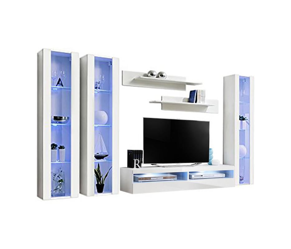 Fly CD2 35TV Wall Mounted Floating Modern Entertainment Center ...
