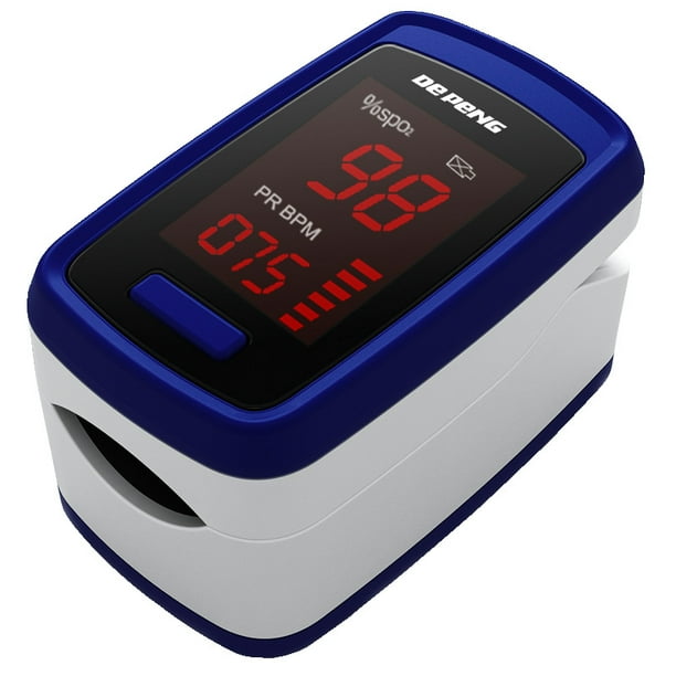 Oxímetro de dedo para SPO2 y evaluación de la evolución de un pulso ...