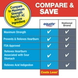 Equate Maximum Strength Famotidine Tablets, 20 mg, Acid Reducer, 100 ...