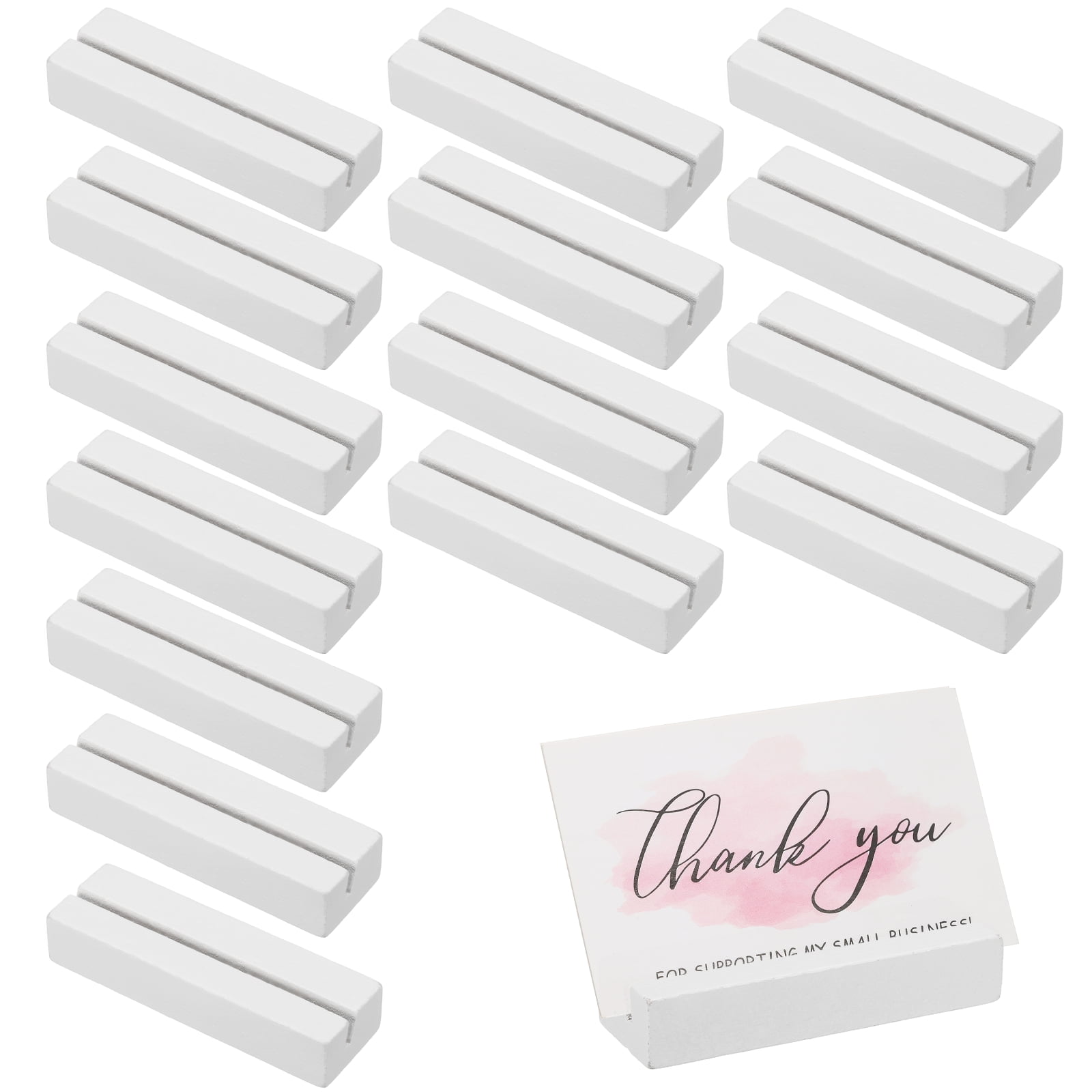 Click here for Uxcell Wood Place Card Holders  16 Pcs Rustic Card... prices