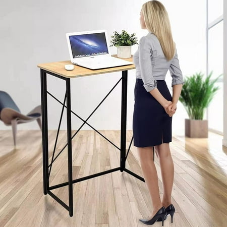 Folding Laptop Computer Desk, Standing Desk, 31in Small Desk for ...