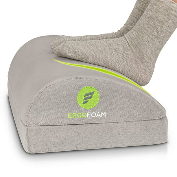 ErgoFoam Foot Rest for Under Desk at Work - Chiropractor-Endorsed ...