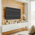 Black White Striped TV Dust Cover,Stretchable TV Screen Desktop ...