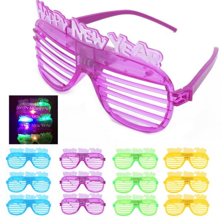 YLSHRF Party Glowing Glasses, LED Light Up Glasses, Light Up Glasses ...