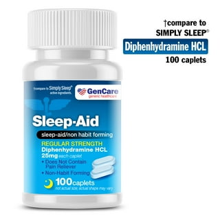 Quality Plus Sleep Aid Diphenhydramine HCI 50 mg, 8 Ct - Walmart.com
