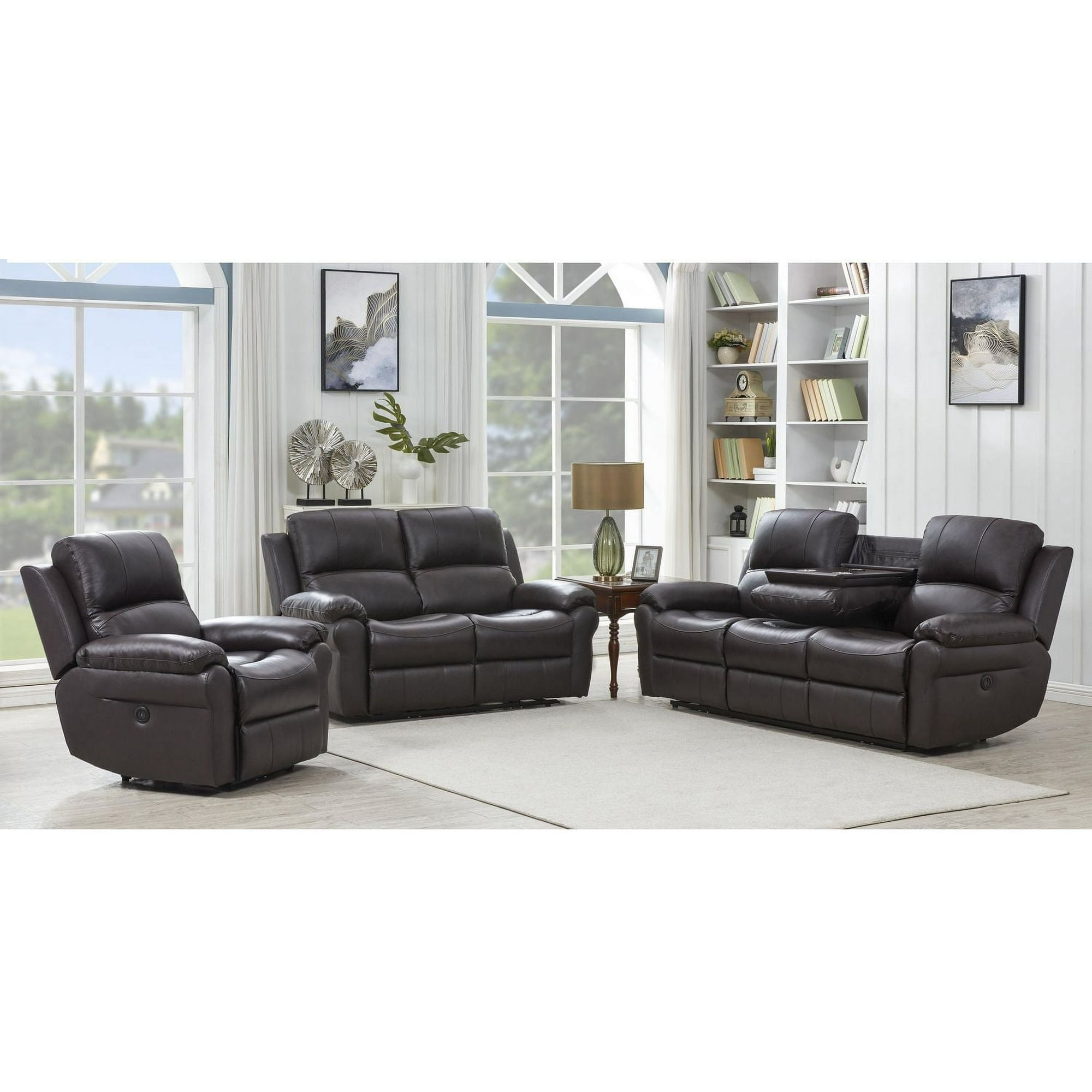Click here for K-Living Danica High-Grade Leather Power Recliner... prices