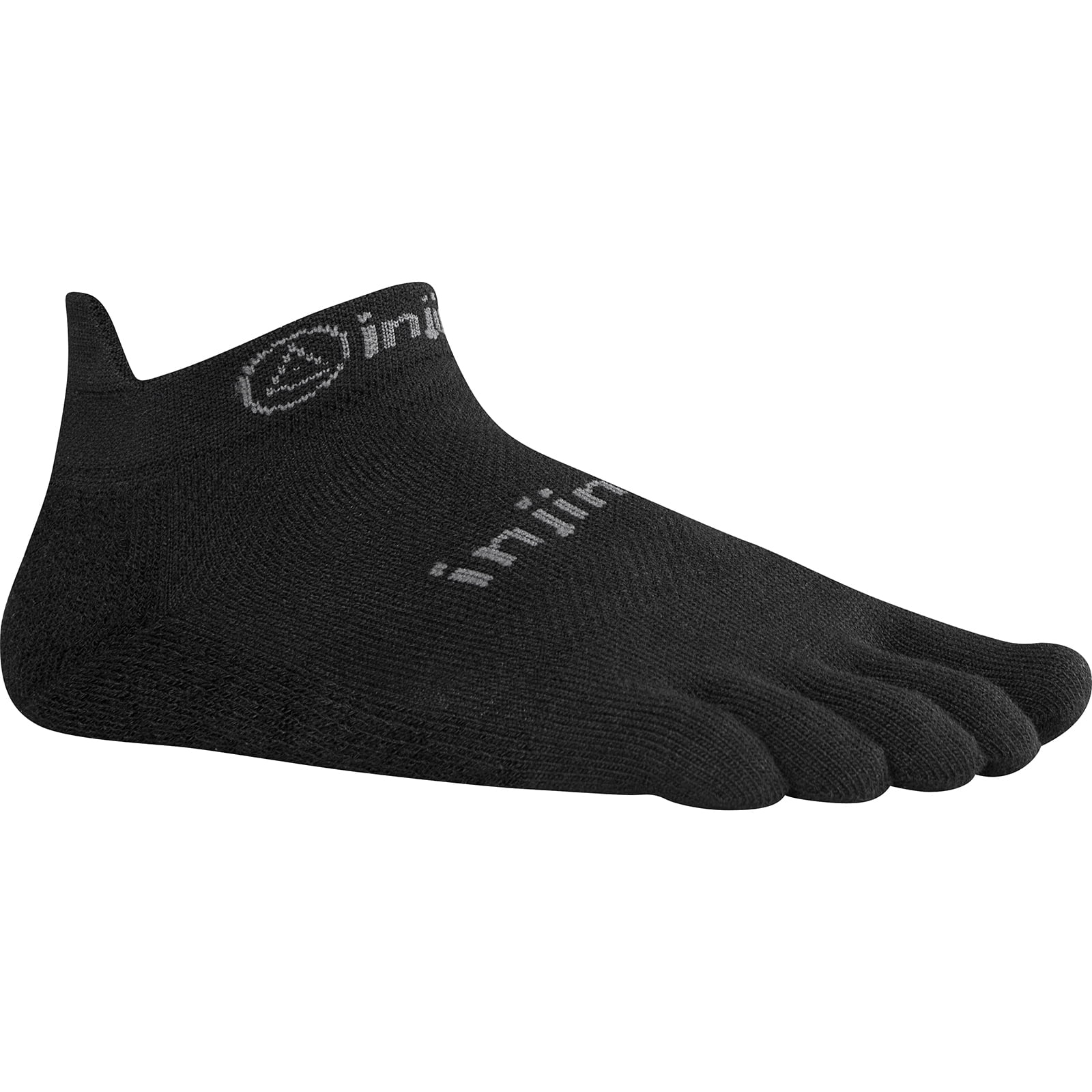 Injinji - Injinji Grey Run 2.0 Original Weight No Show Performance Toe ...
