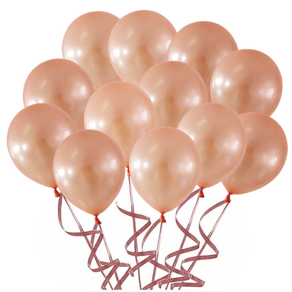 BIRLON 100 Pieces Wedding Balloons, 10 Inch Skin Color Latex Balloons ...