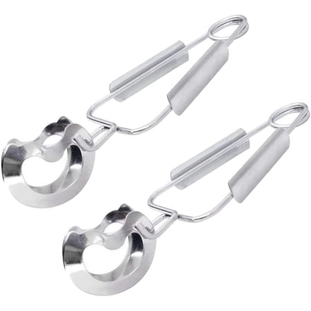 HUSERYT Set of 2 Stainless Steel Snail Tongs-Snail Clips Snail Tongs ...