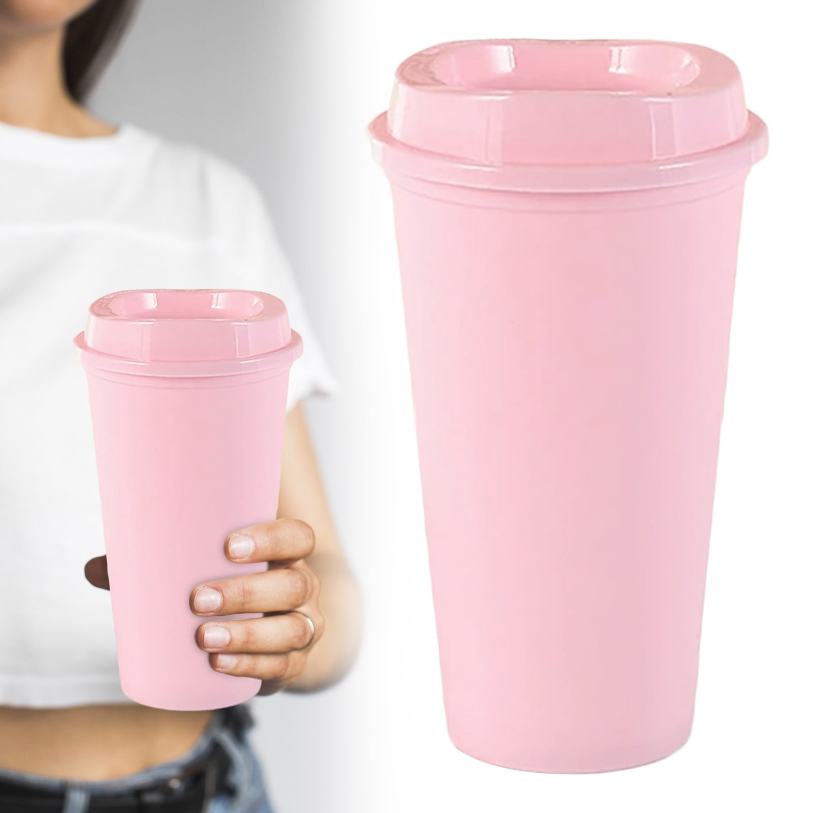 Click here for Xixi 650ml Reusable Plastic Tumblers With Lids Lar... prices