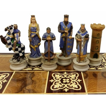 Medieval Times Crusades Busts PAINTED Men Chess Pieces Set - NO Board ...