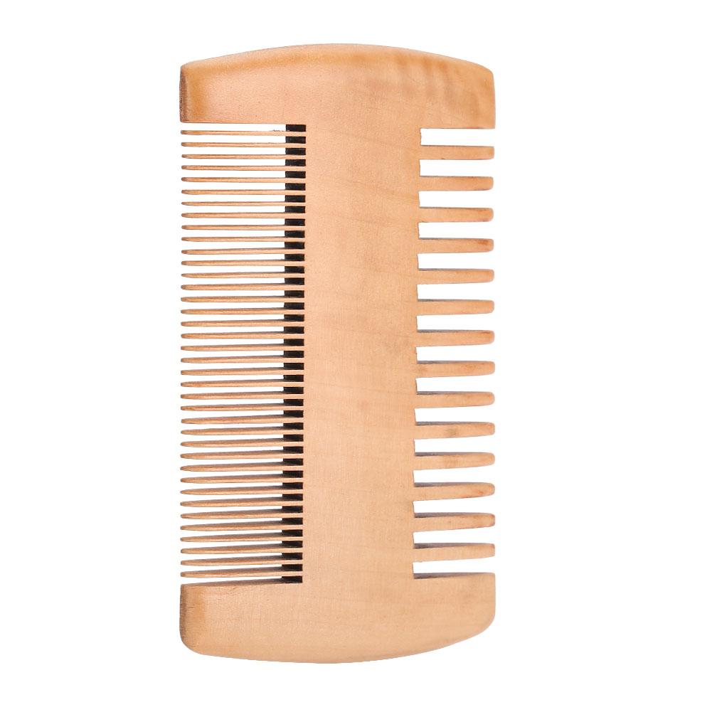 FAGINEY Mustache Comb, Facial Beard Comb,Wooden Beard Comb Anti Static ...