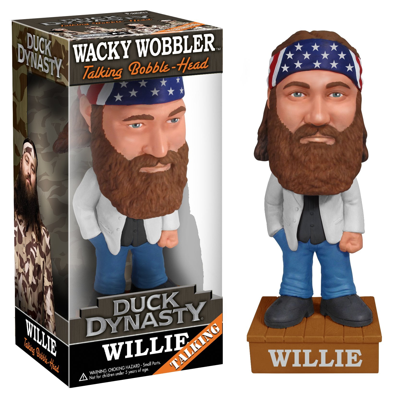 Funko Duck Dynasty Willie Robertson Talking Wacky Wobbler Funko ...
