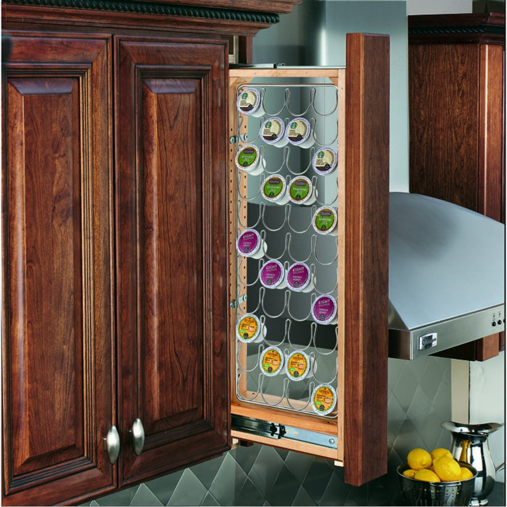 Rev-A-Shelf 44 K-Cup Storage Insert Rack Holder For Wall Cabinet ...