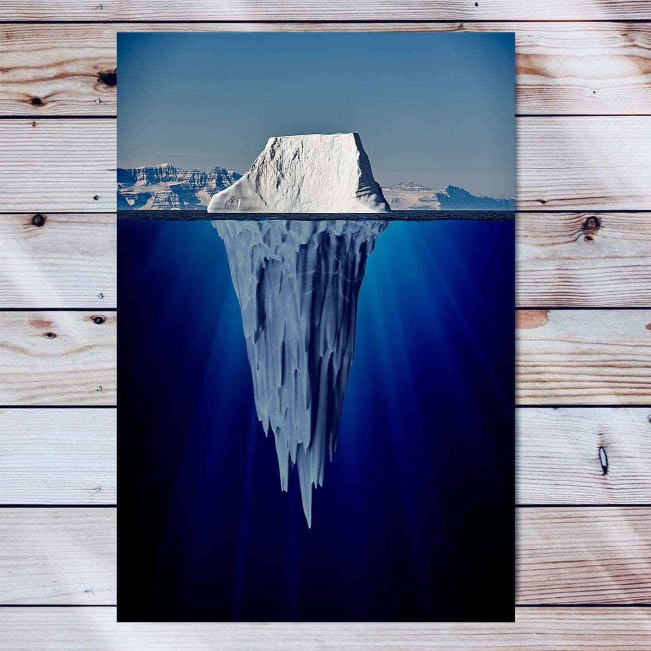 Iceberg Underwater Art
