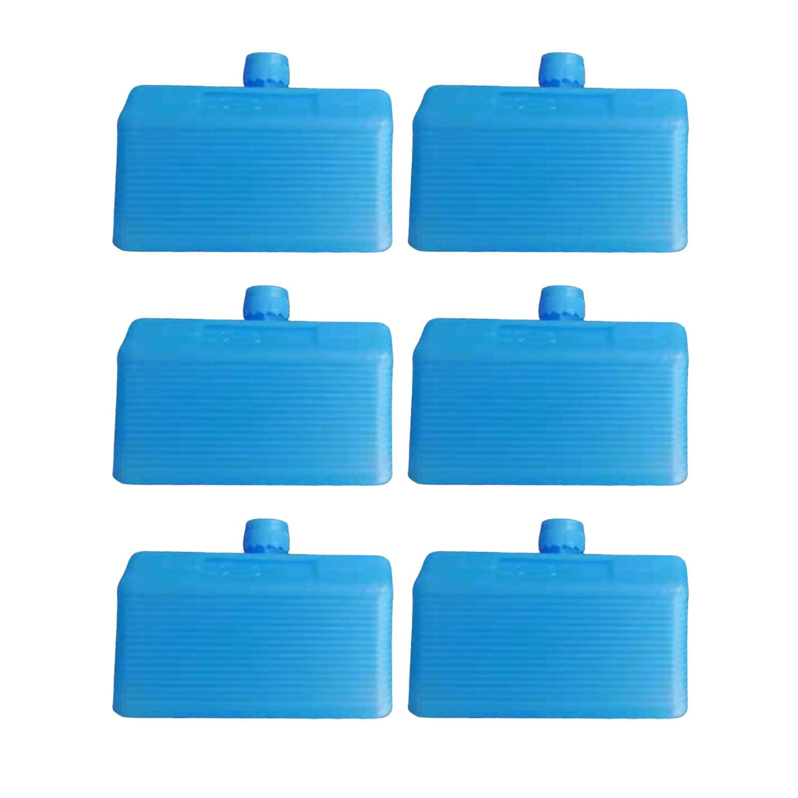 6x Freezer Packs Blocks Portable that Simply Stays Cooling Elements Ice ...