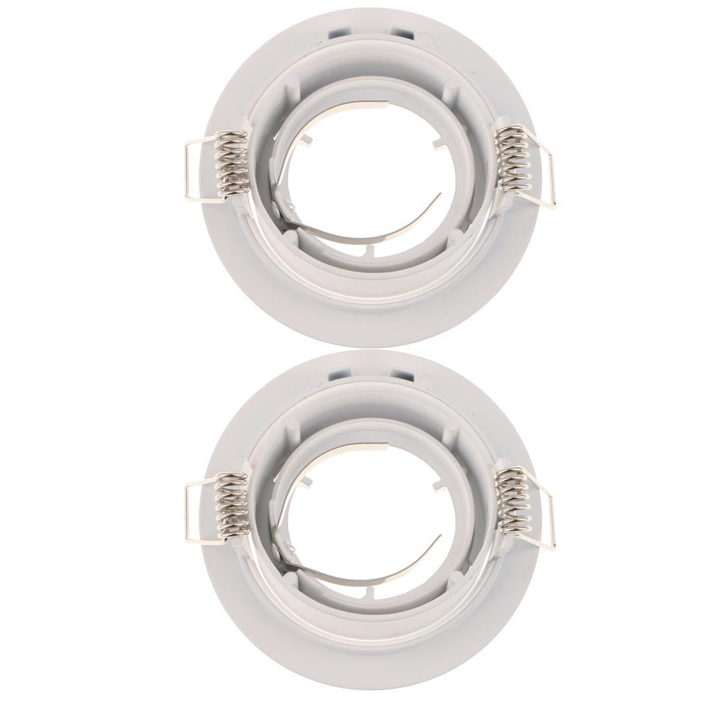 2 Pack of MR16/ GU10 Recessed Light Holder Retrofit Ceiling Lighting ...