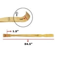 BambooMN 30 Pieces 25 Inch Extra Long Bamboo BackScratcher Shoehorn ...