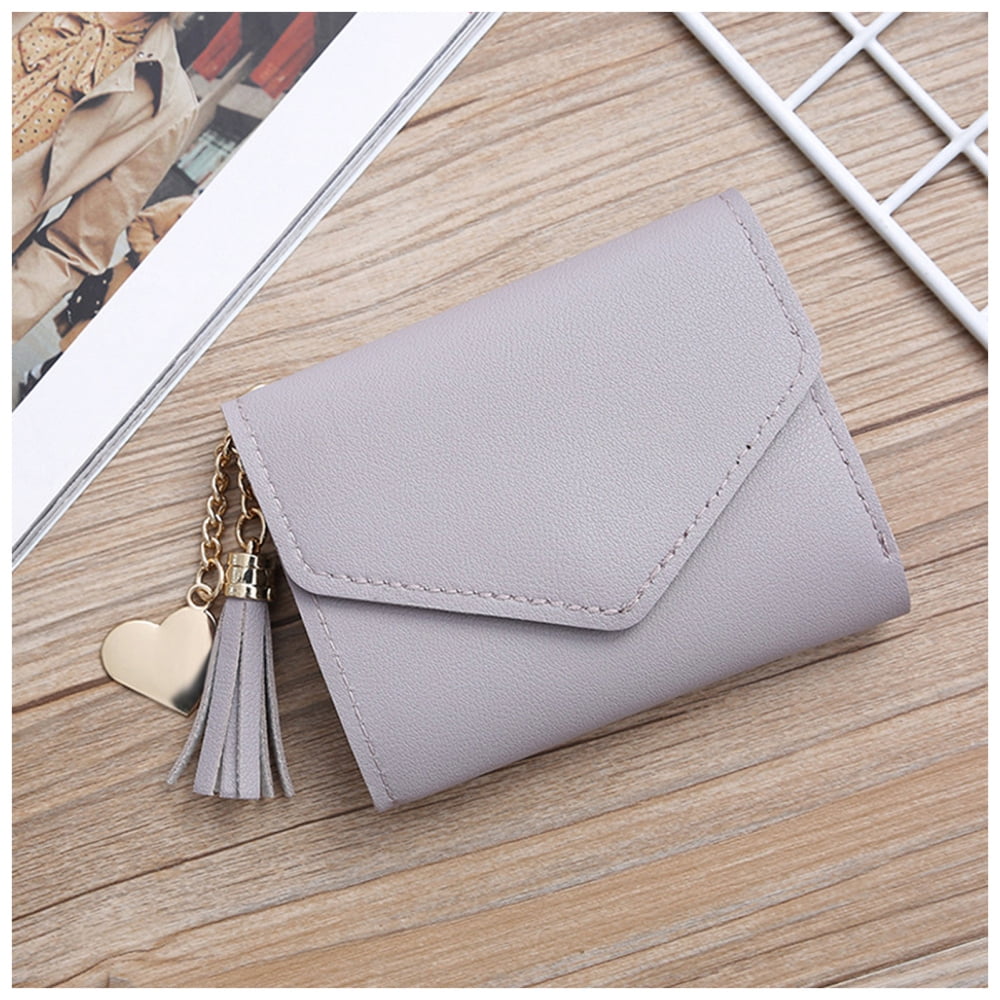 Minimalist Elegant Wallet Mini Soft Leather Bifold Wallet Minimalist ...