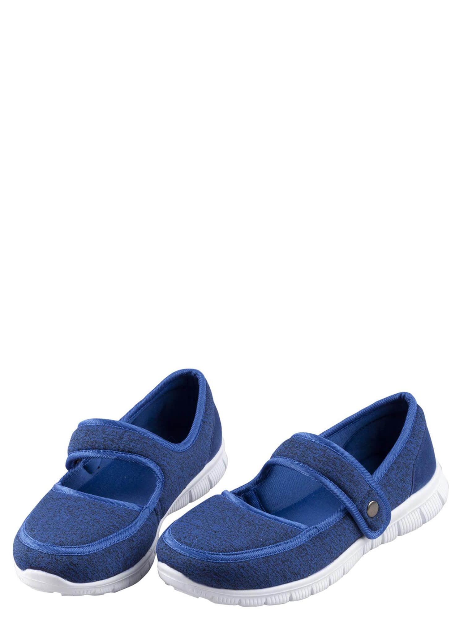 Miles Kimball Silver Steps Feather Lite Mary Jane Shoes, Gray Color ...