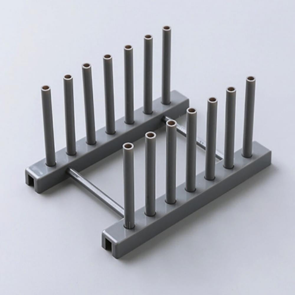 Creative Plastic Bowl Plate Rack Lid Kitchen Supplies Drain Storage ...